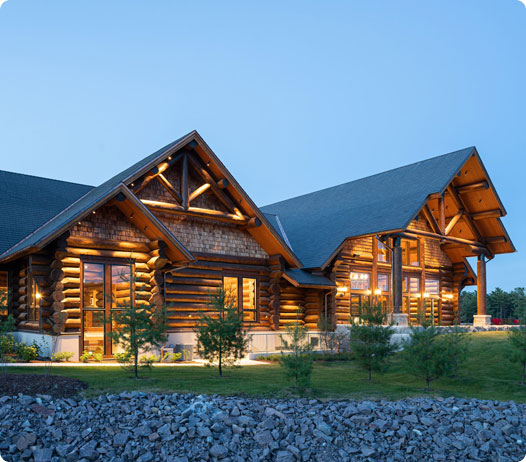 Custom Log Home Design - Murray Arnott Design
